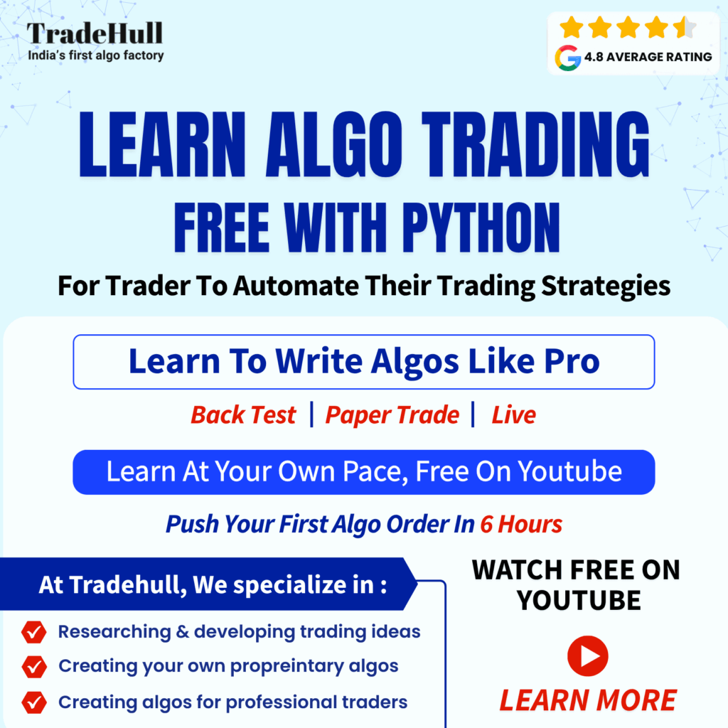 Learn Free Algo Trading With Python | Tradehull